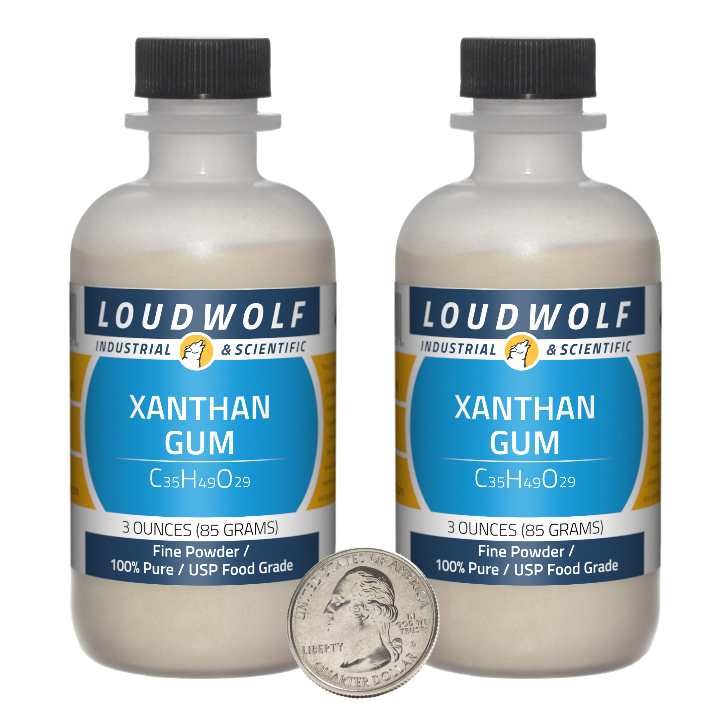 Xanthan Gum / 6 Ounces / 2 Bottles / 100% Pure USP Food Grade / Fine ...